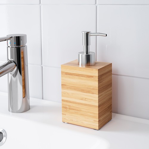 Jual Tempat Sabun Cuci Tangan Kayu Wooden Soap Dispenser Botol Pencet ...