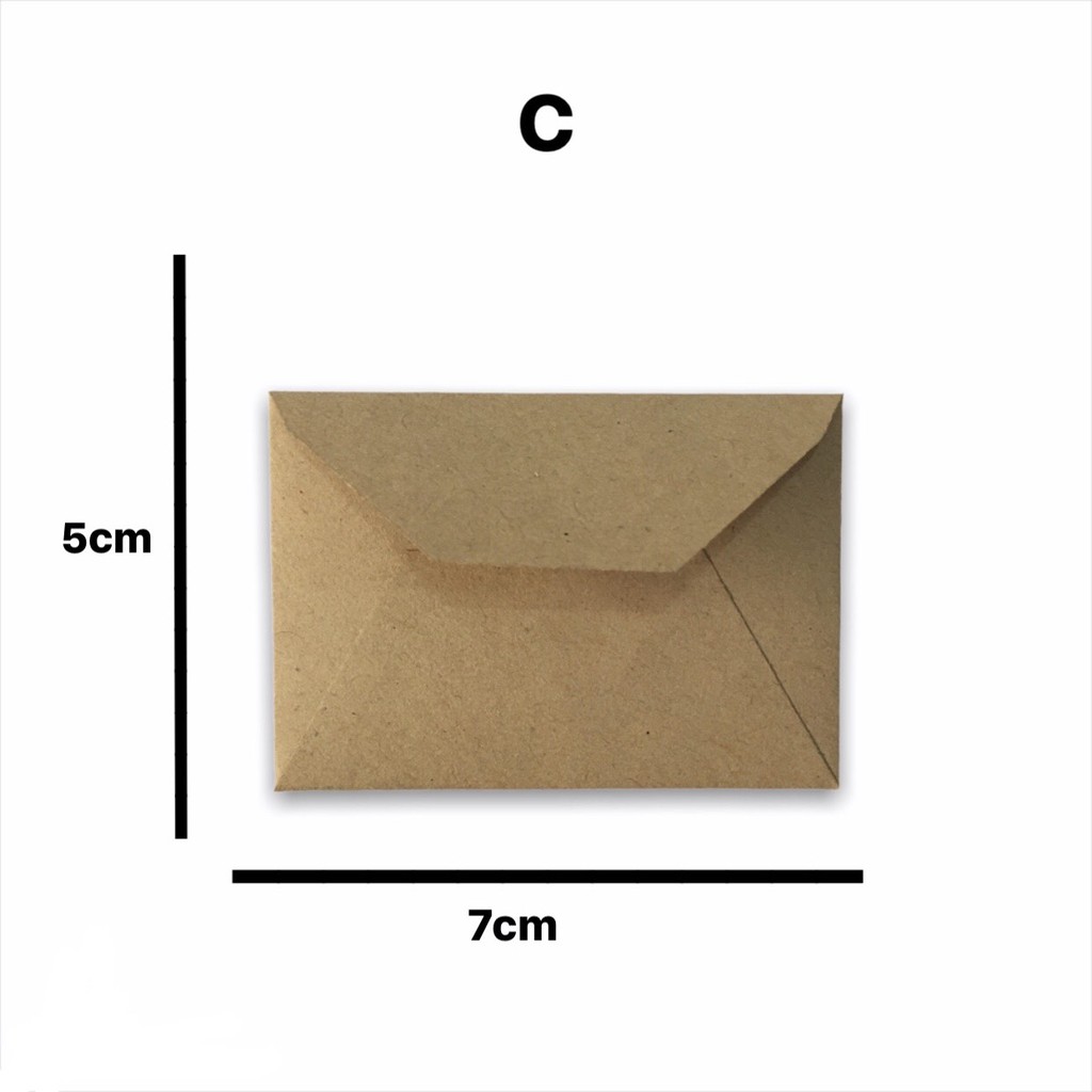 Jual Amplop Mini Samson 80gsm, Amplop Coklat Kraft Rustic by fgpaper ...