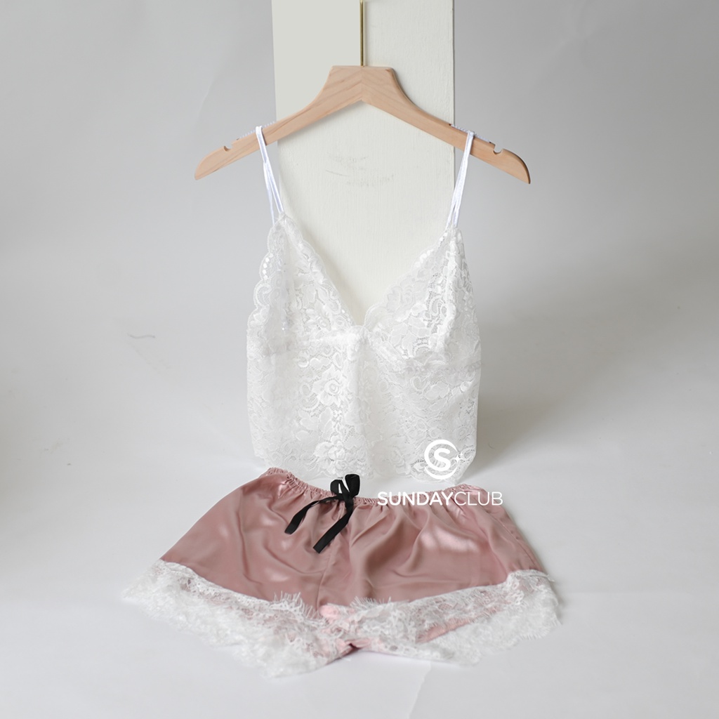 Jual SUNDAYCLUB Jess Tyra Crop Lingerie Set | Shopee Indonesia