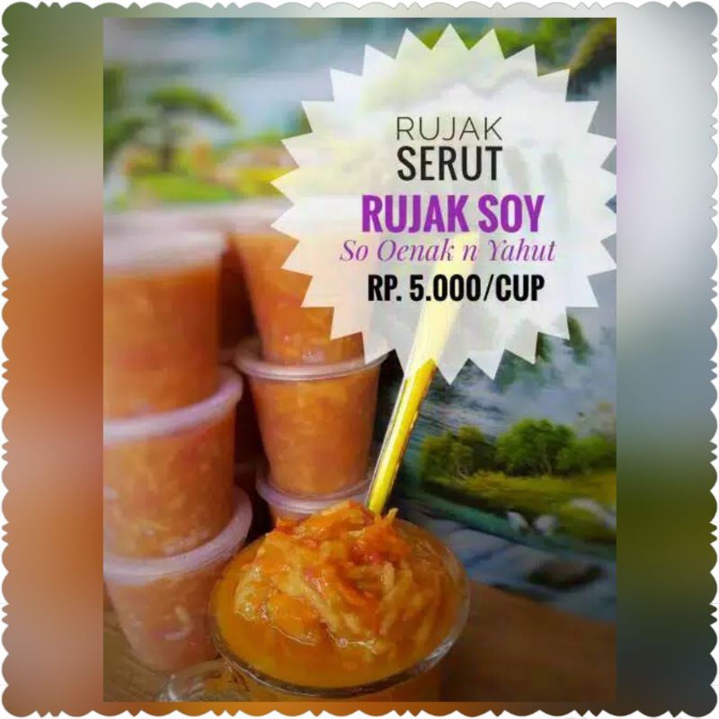 Jual Rujak Serut Hamil 4 7 Bulanan Fresh / Rujak Asoy (Rujak Soy) So ...