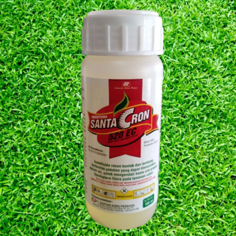 Jual Insektisida Santacron 520EC 100ml || Bahan Aktif : Profenofos 520 ...