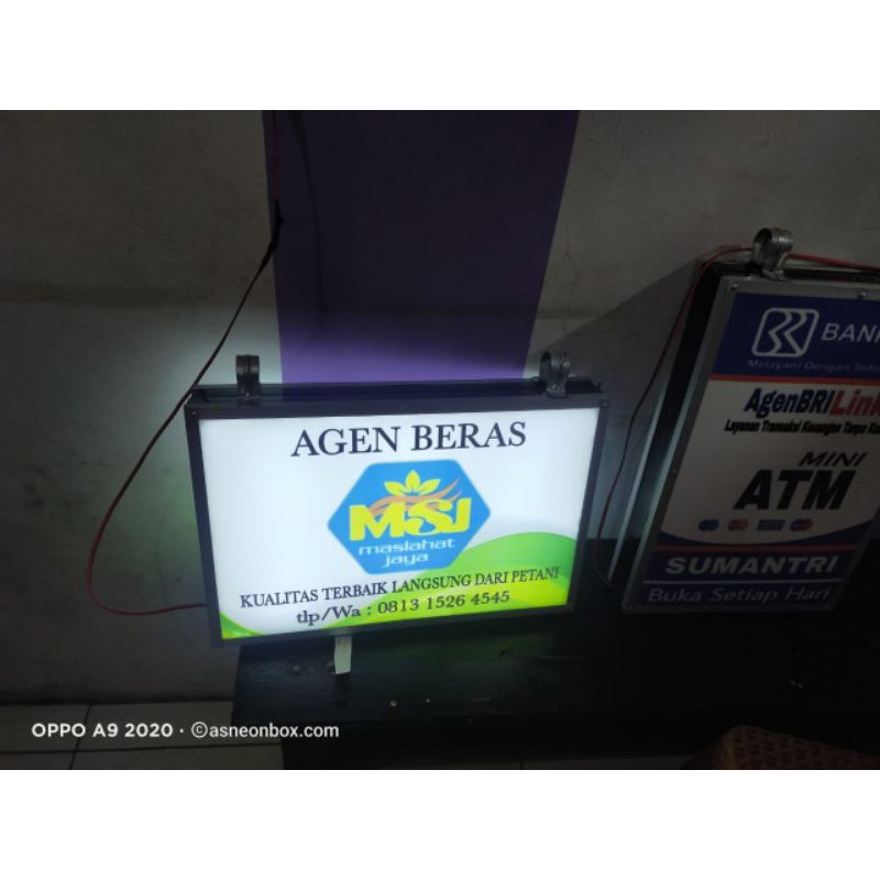 Jual Neon Box Backlite uk 50x40cm | Shopee Indonesia