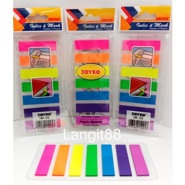 Jual STICKY NOTE JOYKO IM-30 PEMBATAS BUKU KOTAK IM-30 PLASTIK | Shopee ...