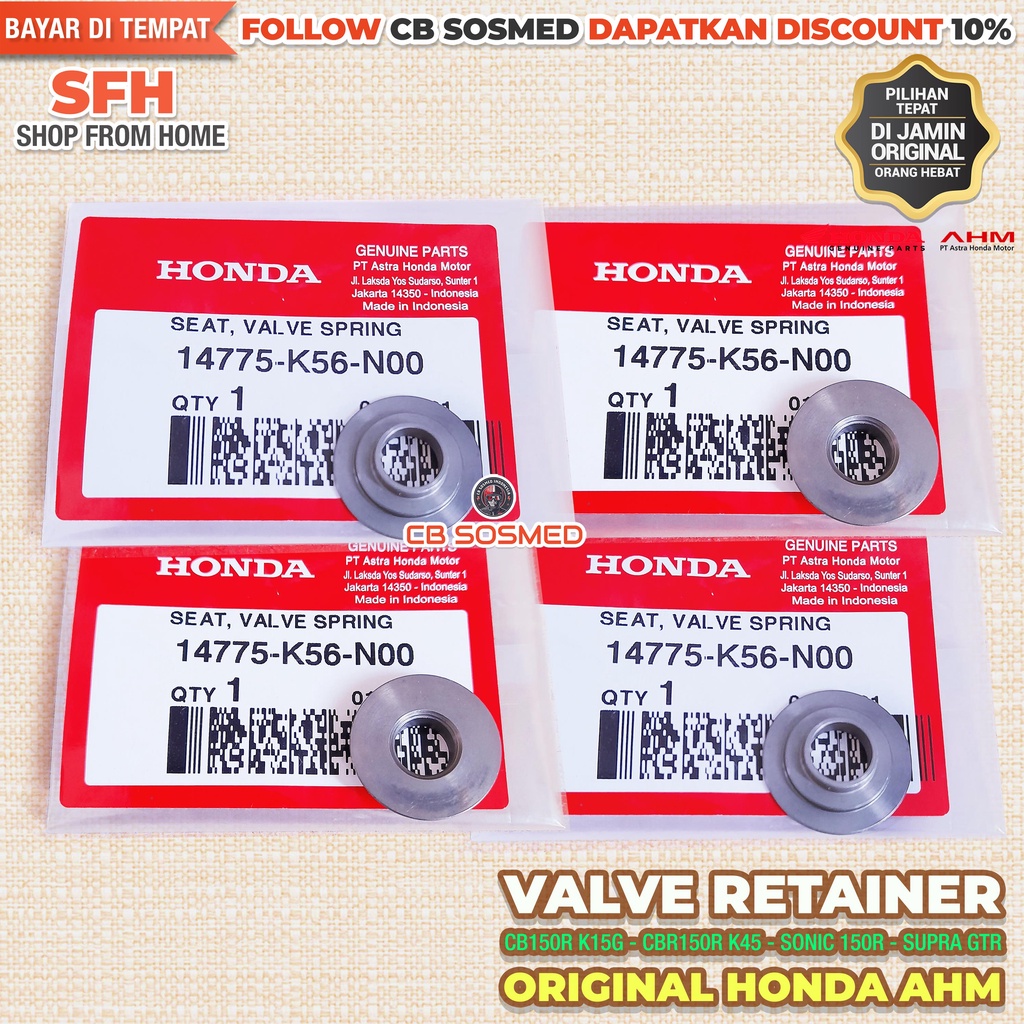 Jual BARU_ DUDUKAN PER KLEP NEW SONIC 150R SEAT VALVE SPRING SONIC 150R ...
