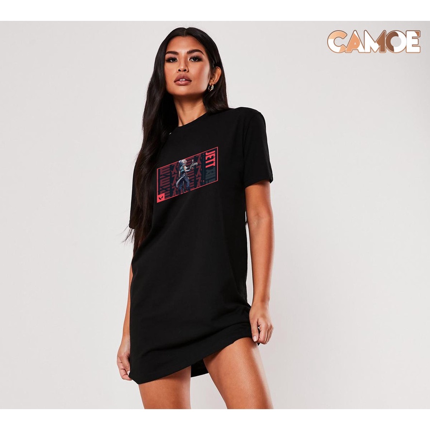 Jual Tshirt Dress Kaos Gaming Valorant Agents Jett | Shopee Indonesia