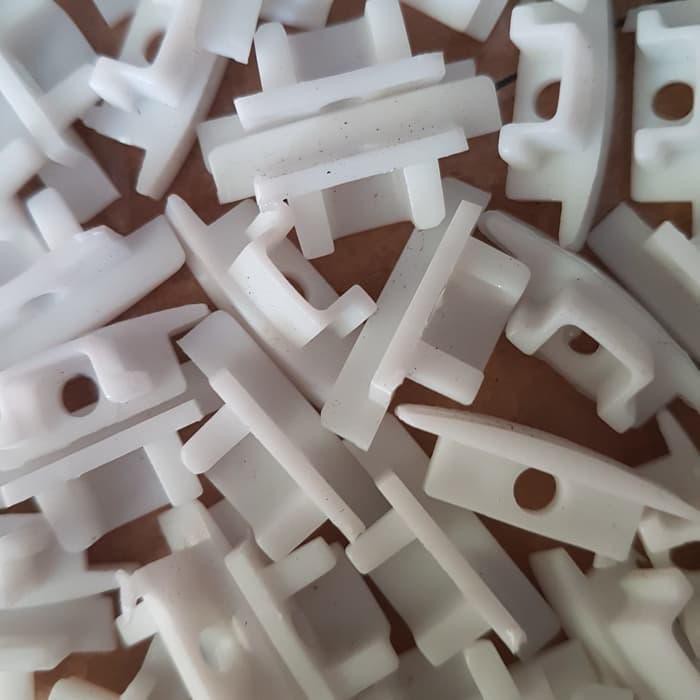 Jual Tutup Cover Ujung / Samping Rel Rumah Lampu Aluminium Led Strip LC ...
