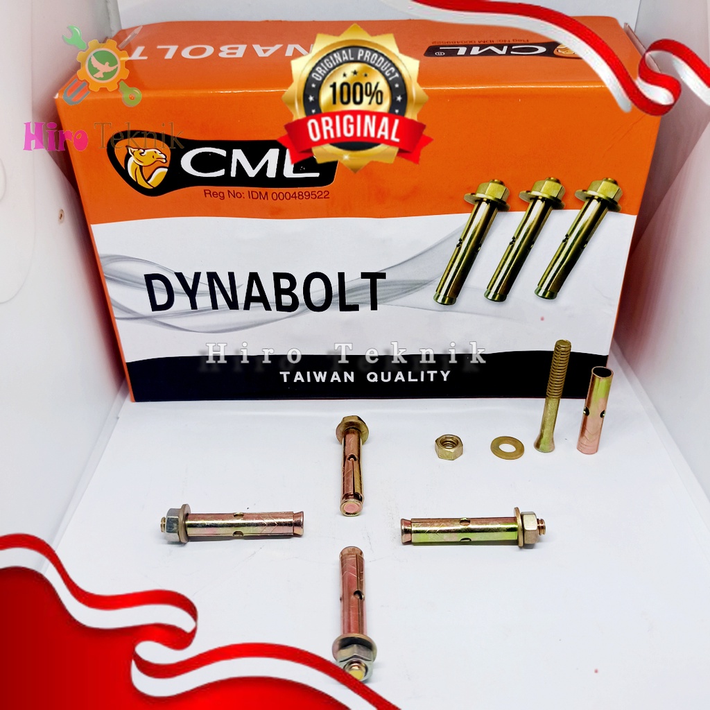 Jual BAUT DYNABOLT BAUT TANAM ANCHOR BOLT DYNABOLT BRACKET M10 ( 10X50 ...