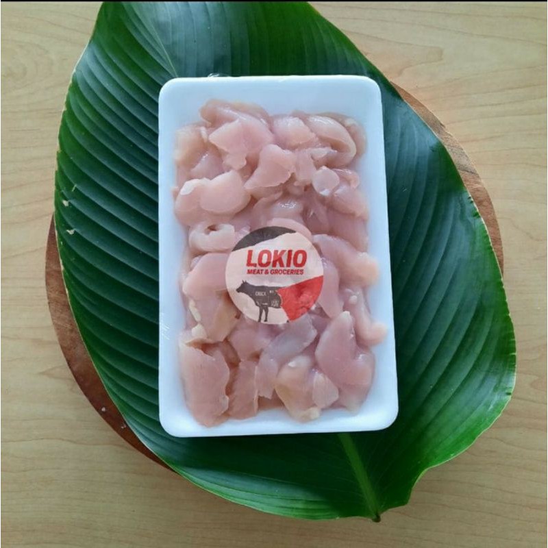 Jual Lokameat Ayam Slice Dada Fillet Chicken Breast Boneless Sukiyaki ...