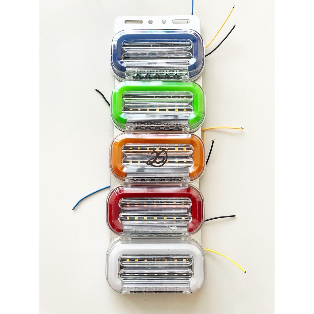 Jual LAMPU BAK LED VARIASI SEIN OVAL RUNNING LAMPU LED BAK TRUK SAMPING ...
