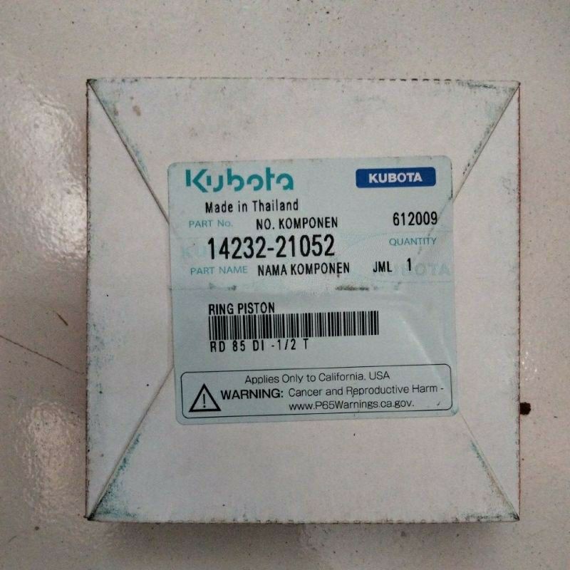 Jual ring piston/ring seher mesin diesel KUBOTA RD 85 DI1/DI2/DIT(asli original) | Shopee Indonesia