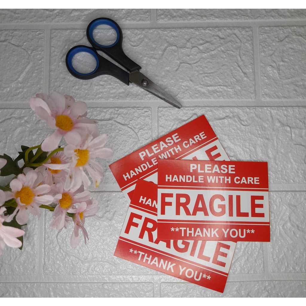 Jual STIKER FRAGILE / MUDAH PECAH / RESI / MAKANAN / UNBOXING | Shopee ...