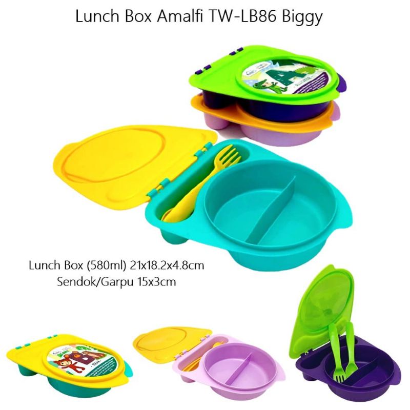 Jual Lunch box Amalfi / kotak makan anak | Shopee Indonesia