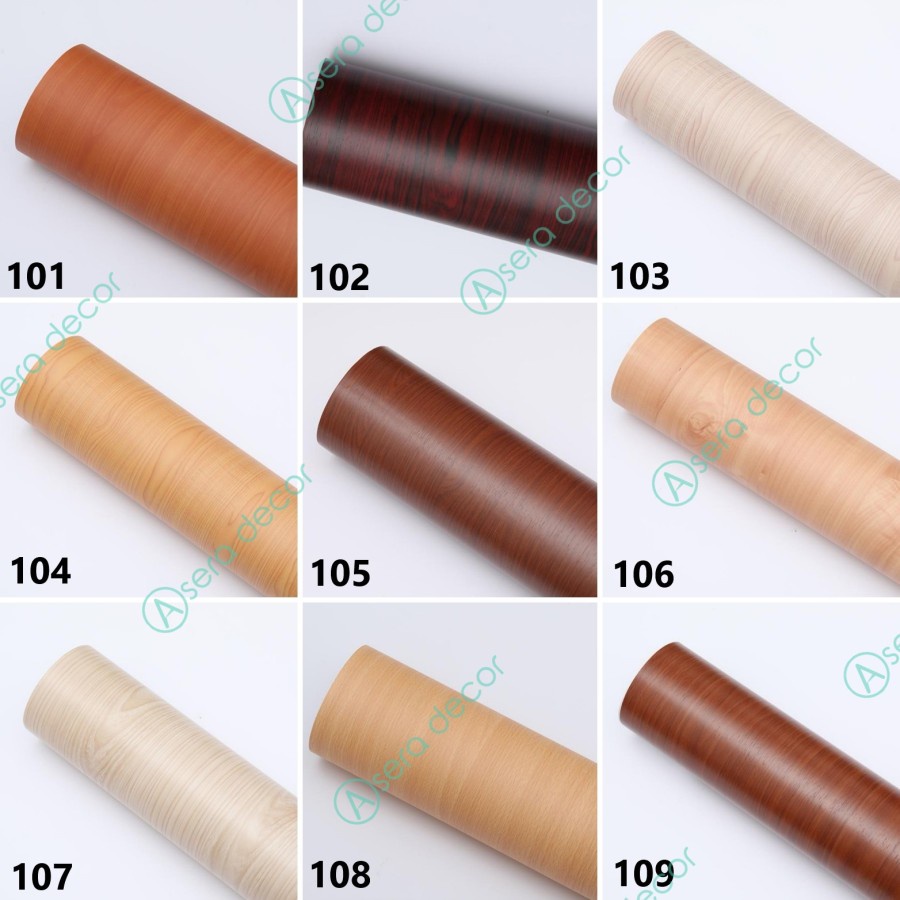 Jual STIKER / STICKER MOTIF KAYU PVC INTERIOR FILM STICKER PELAPIS ...