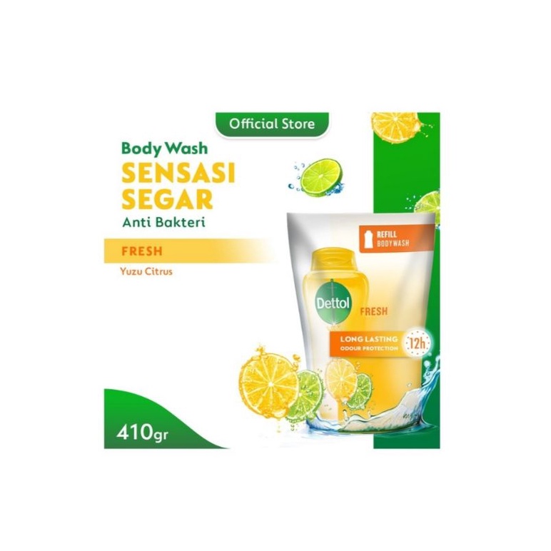 Jual Dettol Body Wash Anti Bakteri Fresh 410G | Shopee Indonesia