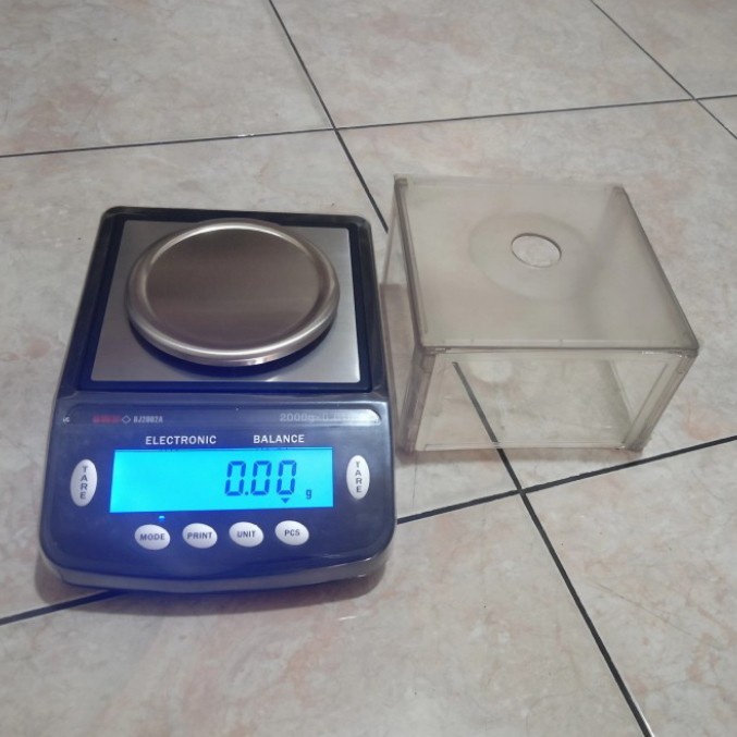 Jual timbangan analitical balance HWH DJ2002A/Timbangan mas 2000g x 0 ...