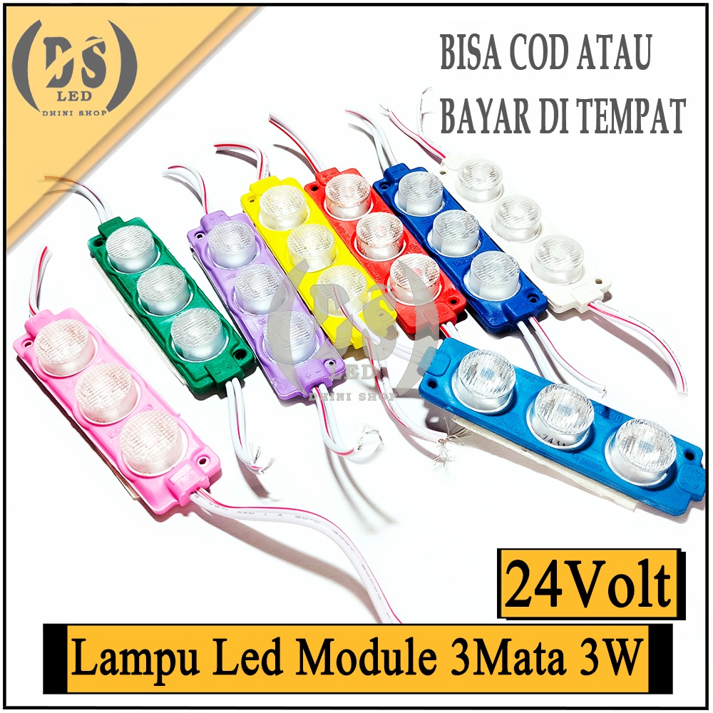 Jual Lampu Led Module 3 Watt 24volt Led Modul 3 Mata Besar 3w 24v