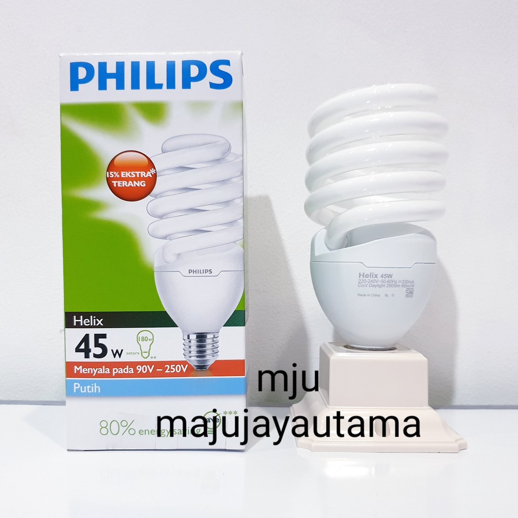 Jual Lampu philips helix tornado 35 watt, 45 watt, 55 watt putih | Shopee Indonesia