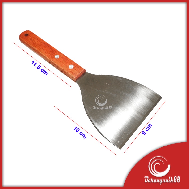 Jual Spatula Kue Pizza Martabak Teppanyaki Sodet Sutil Ukuran Besar ...