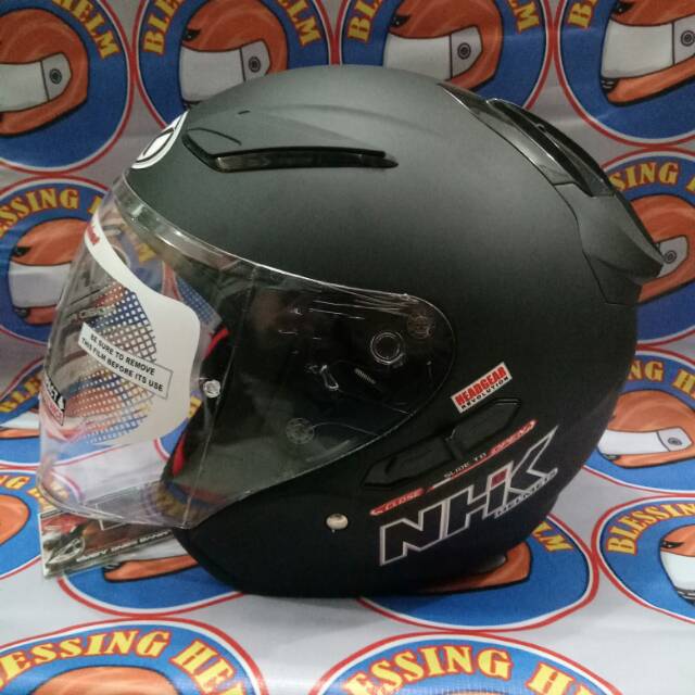 Jual HELM OPEN FACE NHK R1 SOLID VARIAN WARNA | Shopee Indonesia