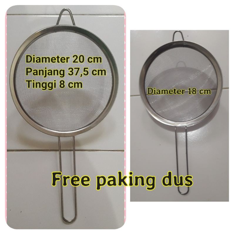 Jual Saringan stainless diameter 20 cm | Shopee Indonesia