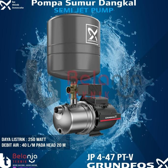 Jual Grundfos Mesin Pompa Sumur Dangkal Semi Jet JP 4-47 PT-V Stainless ada terus | Shopee Indonesia