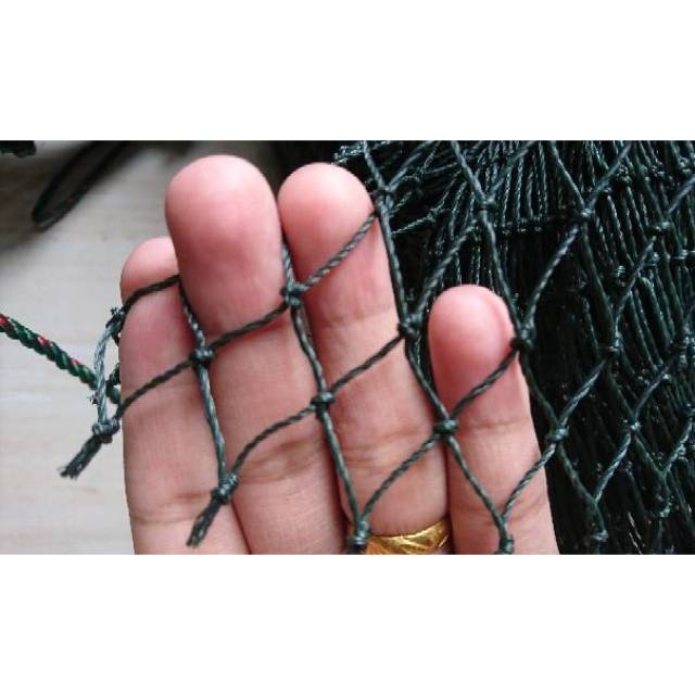 Jual Jaring pe meteran tebal tali 1,5 mm lubang 1,5 cm harga per meter ...