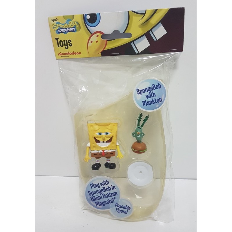 Jual No BoX - SpongeBob With Plankton Poseable Figure - by Jakks ...