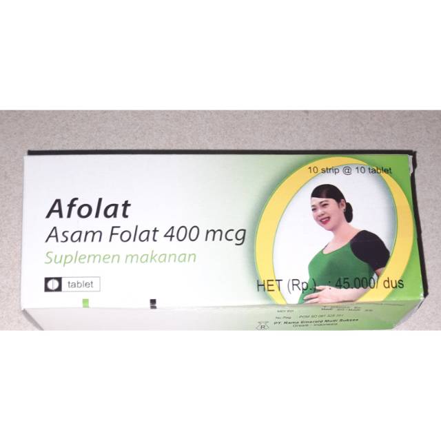 Jual Afolat Asam Folat 1 BOX | Shopee Indonesia