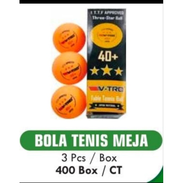 Jual BOLA PINGPONG /BOLA PIMPONG / BOLA TENIS MEJA ISI 3 PCS | Shopee Indonesia