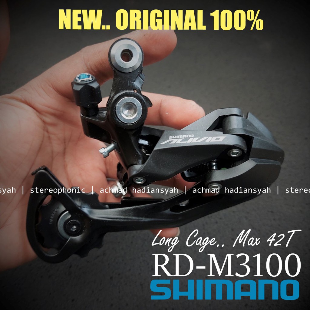 Jual RD-M3100 Alivio Original SHIMANO RD 9 speed Long Cage RD M3100 ...