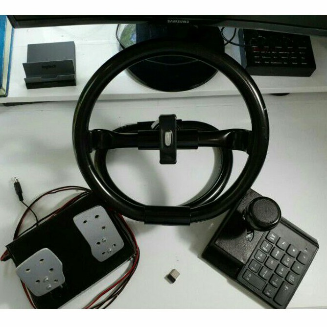 Jual Wireless Game Controller Steering Wheel Android Versi 2 pengganti ...