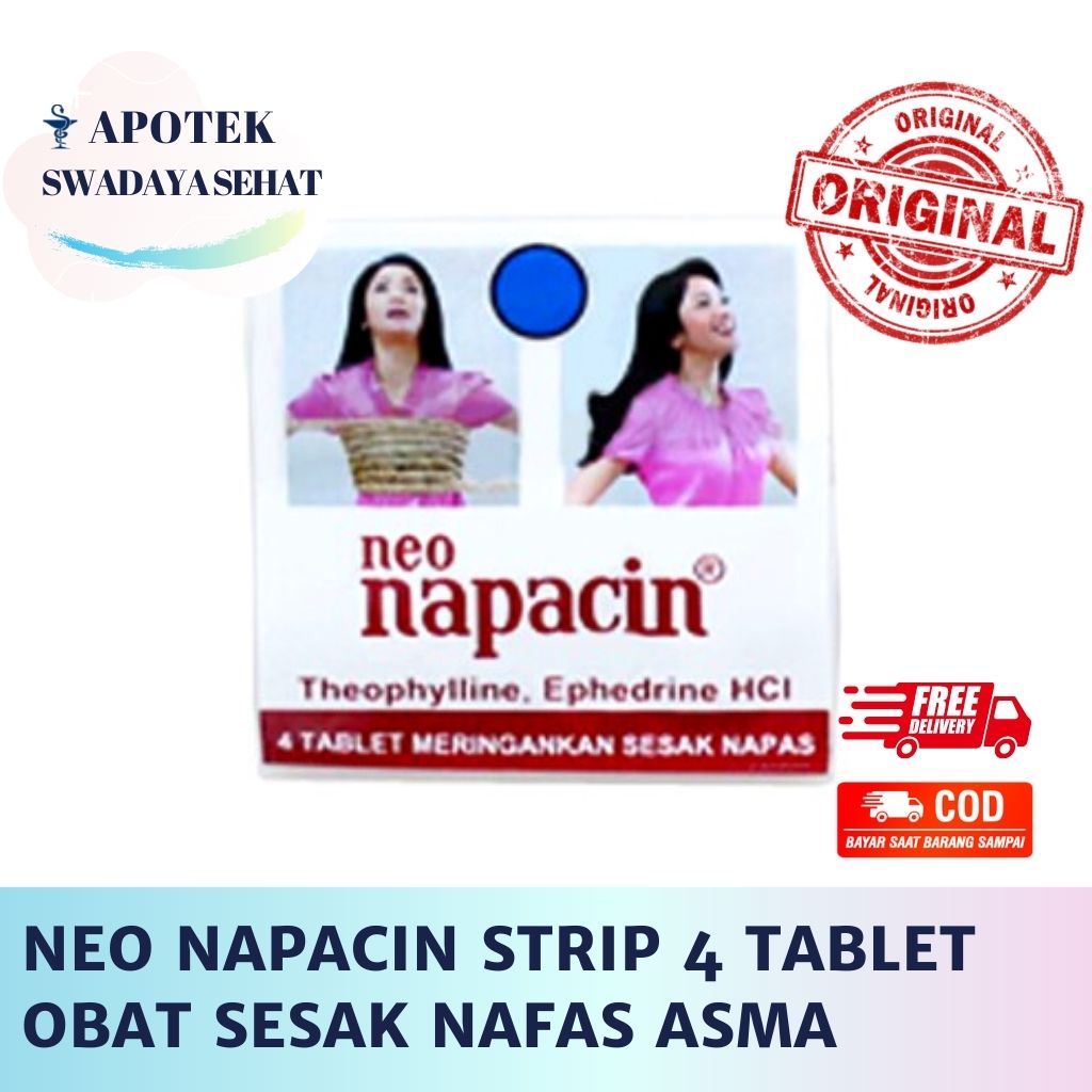 Jual NEO NAPACIN Strip 4 Tablet - Obat Ringankan Sesak Napas Asma ...