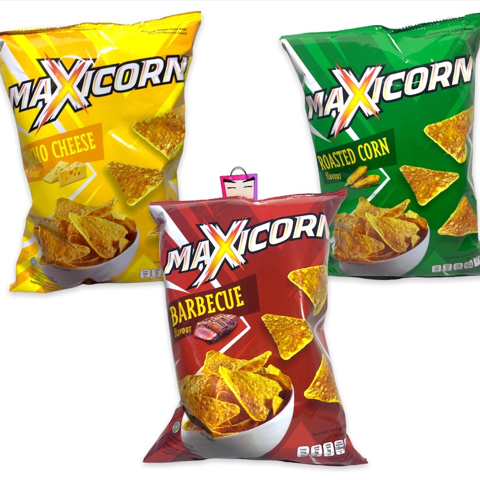 Jual [HALAL] Maxicorn Nacho Cheese / Roasted Corn Chips Snack Doritos ...