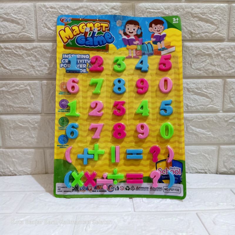 Jual Magnet Edukasi Letter Board Angka-Huruf-Hijaiyah | Shopee Indonesia