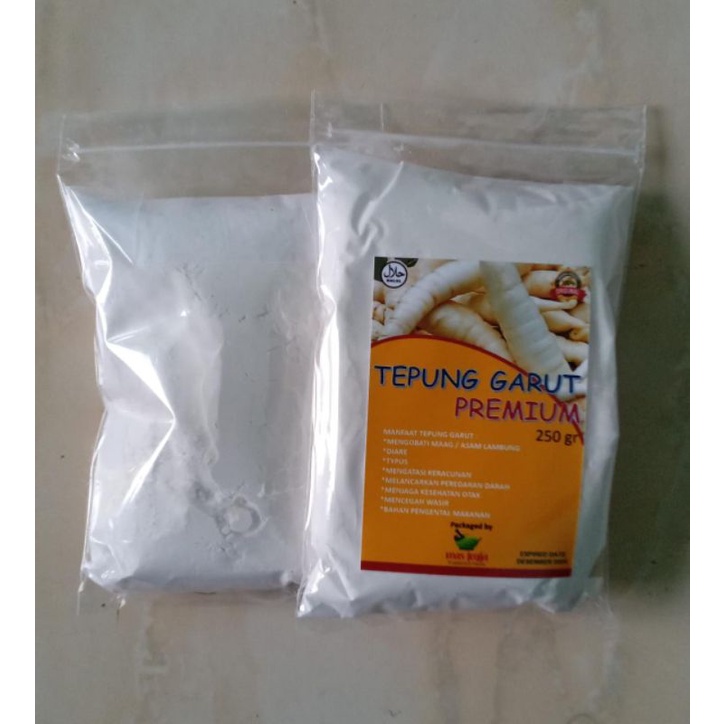Jual Tepung Garut Pati Irut 250 gram / Pati Irut Asli / Tepung angkrik ...