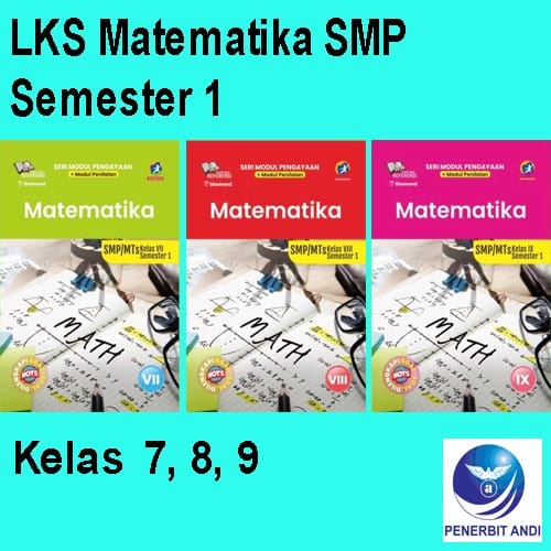 Jual LKS MATEMATIKA SMP Kelas 7,8,9 Semester 1 - Seri Modul Penilaian Dan Pengayaan (KURIKULUM ...