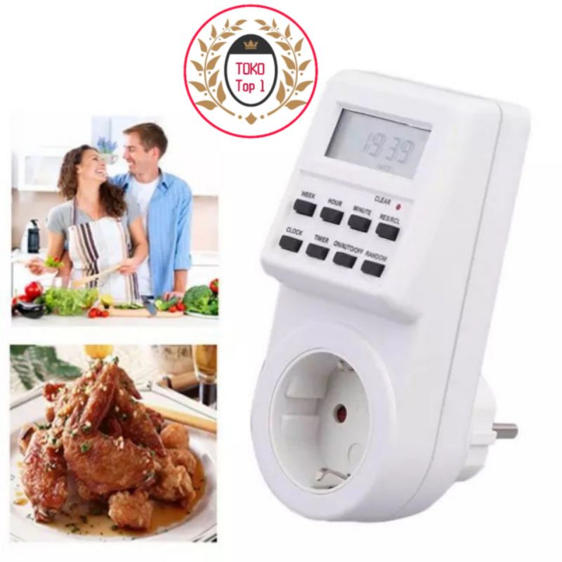 Jual timer digital/ timer digital stop kontak listrik //stop kontak ...