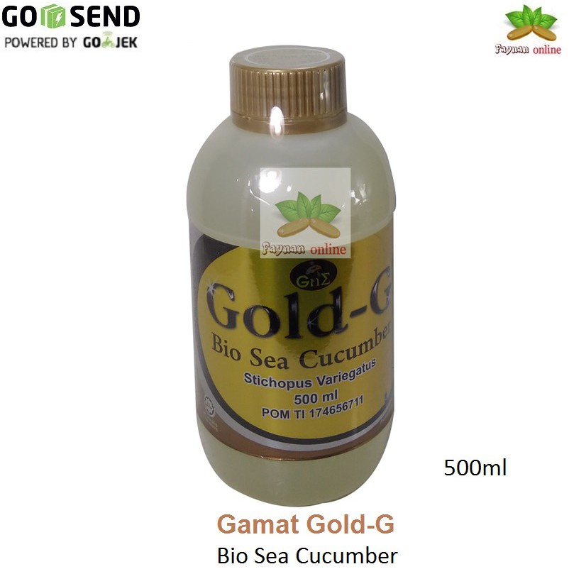 Jual Gold -G Bio Sea Cucumber 500ml - Botol pendek(Gemuk) | Shopee ...