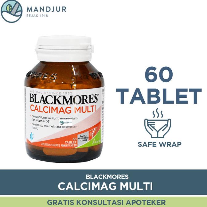 Jual Blackmores Calcimag Multi - Isi 60 Tablet Lc | Shopee Indonesia