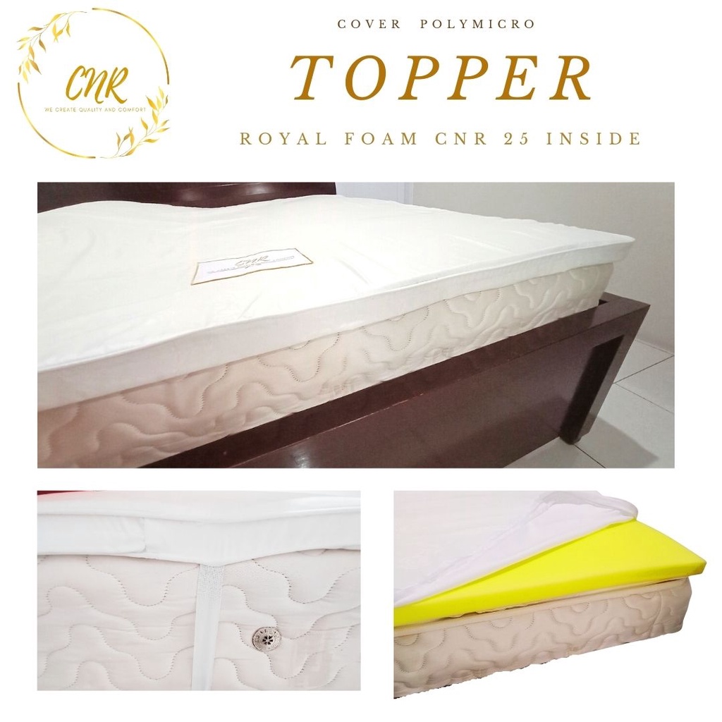 Jual Topper pelindung kasur springbed, tebal empuk,/ Matras protector ...