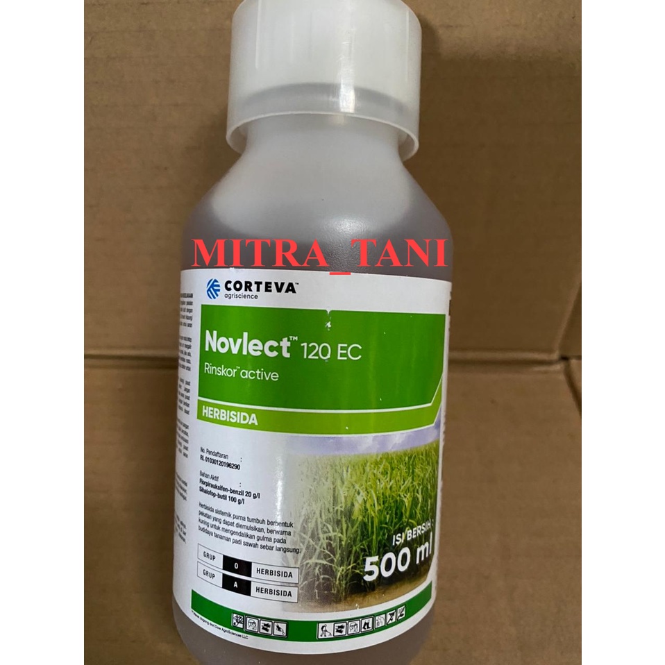 Jual herbisida sistemik selektif tanaman padi NOVLECT 120EC isi 500ml ...