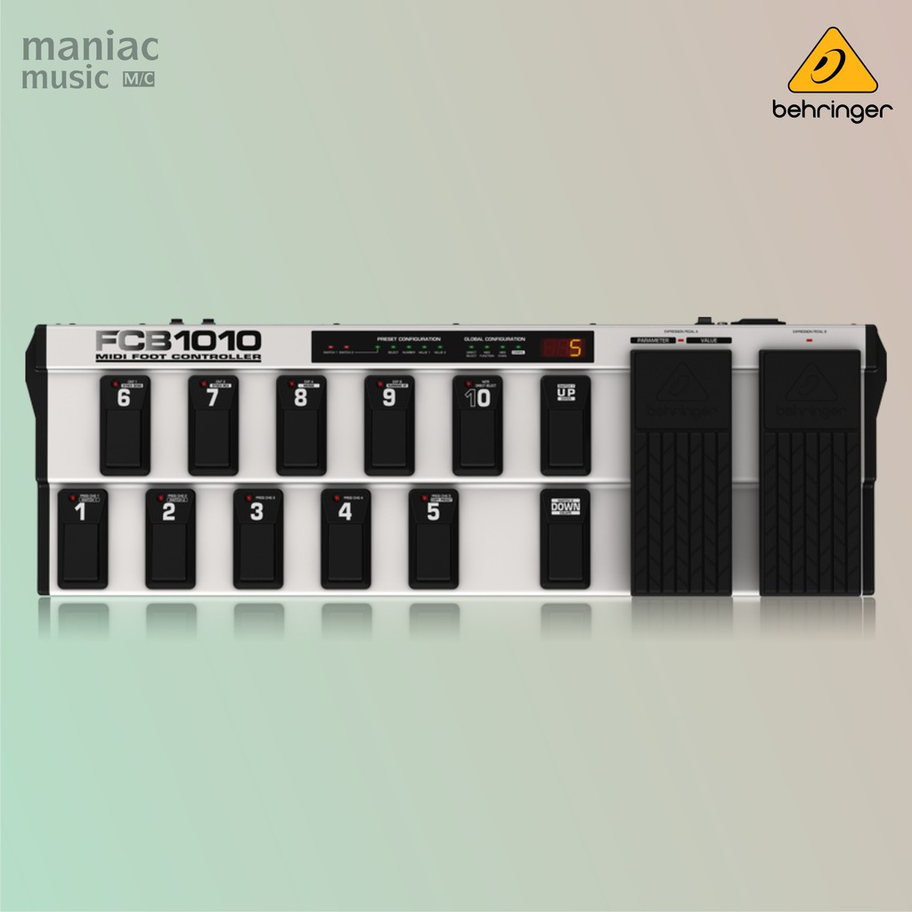 Jual Behringer FCB1010 - MIDI Foot Controller, Expression Pedals, Efek ...