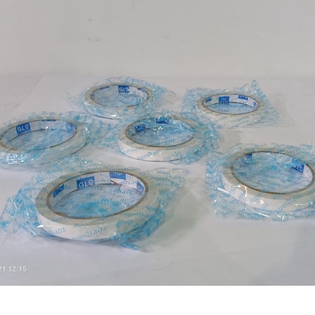 Jual double tape 0,5 Inch / 1 Inch | Shopee Indonesia