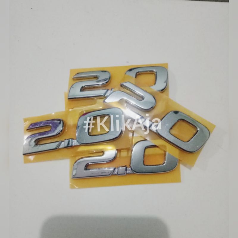 Jual Emblem Angka 2.0 Atau 2000 cc | Shopee Indonesia
