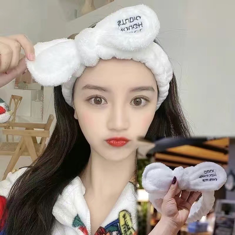 Jual AC013 Bandana Bando Headband Makeup atau Cuci Muka Motif Polos ...