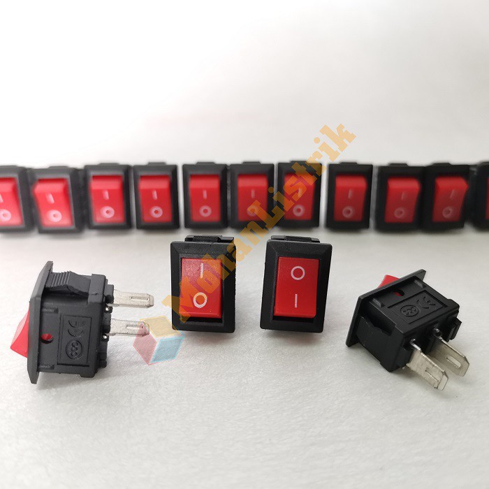 Jual Saklar Mini 2 Pin Switch Power 10x15mm Rocker ON OFF | Shopee ...