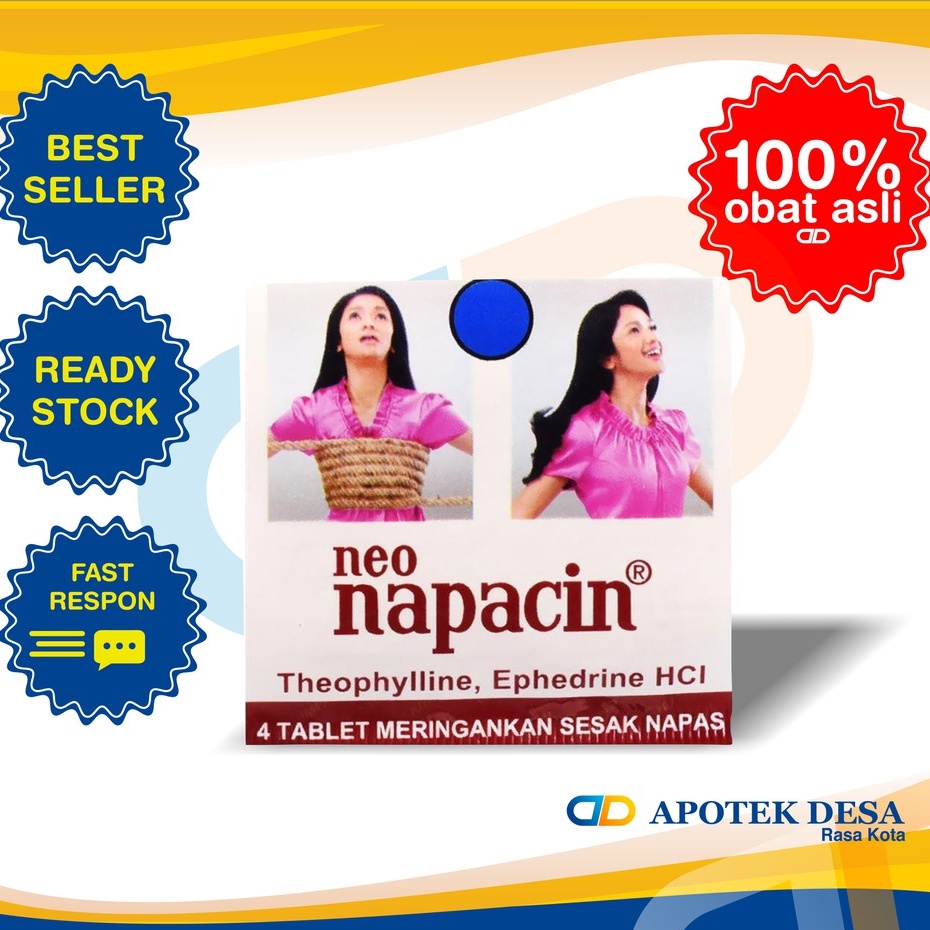 Jual NEO NAPACIN STRIP MERINGANKAN PENYAKIT ASMA BRONKIAL | Shopee ...