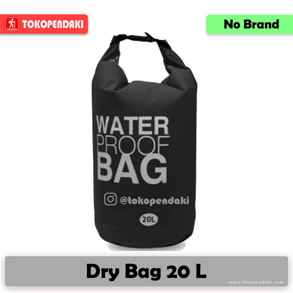 Jual Dry Bag 20 L Waterproof Bag Anti Air Tas Hiking Caving Snorklin Drybag | Shopee Indonesia