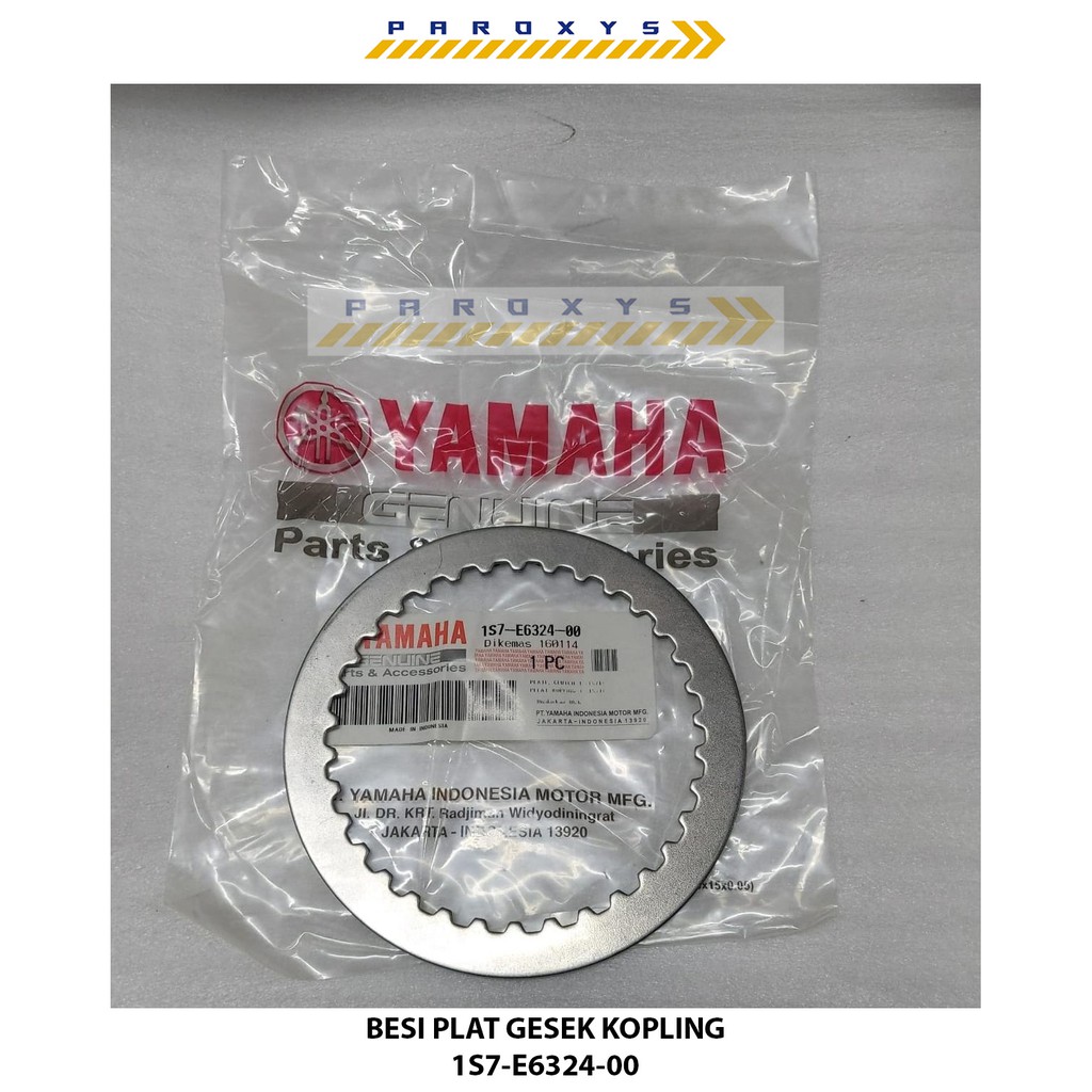 Jual BESI PLAT GESEK KOPLING 1S7-E6324-00 JUPITER MX 135 OLD LAMA ORI YGP | Shopee Indonesia
