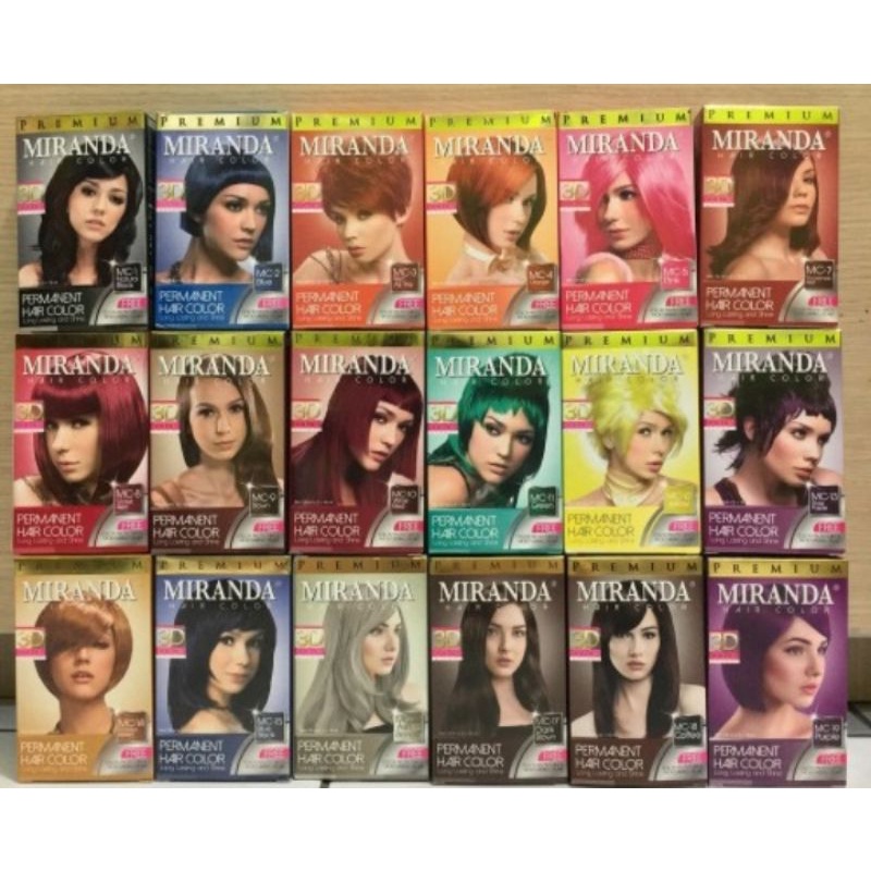Jual Miranda hair color warna lengkap | Shopee Indonesia
